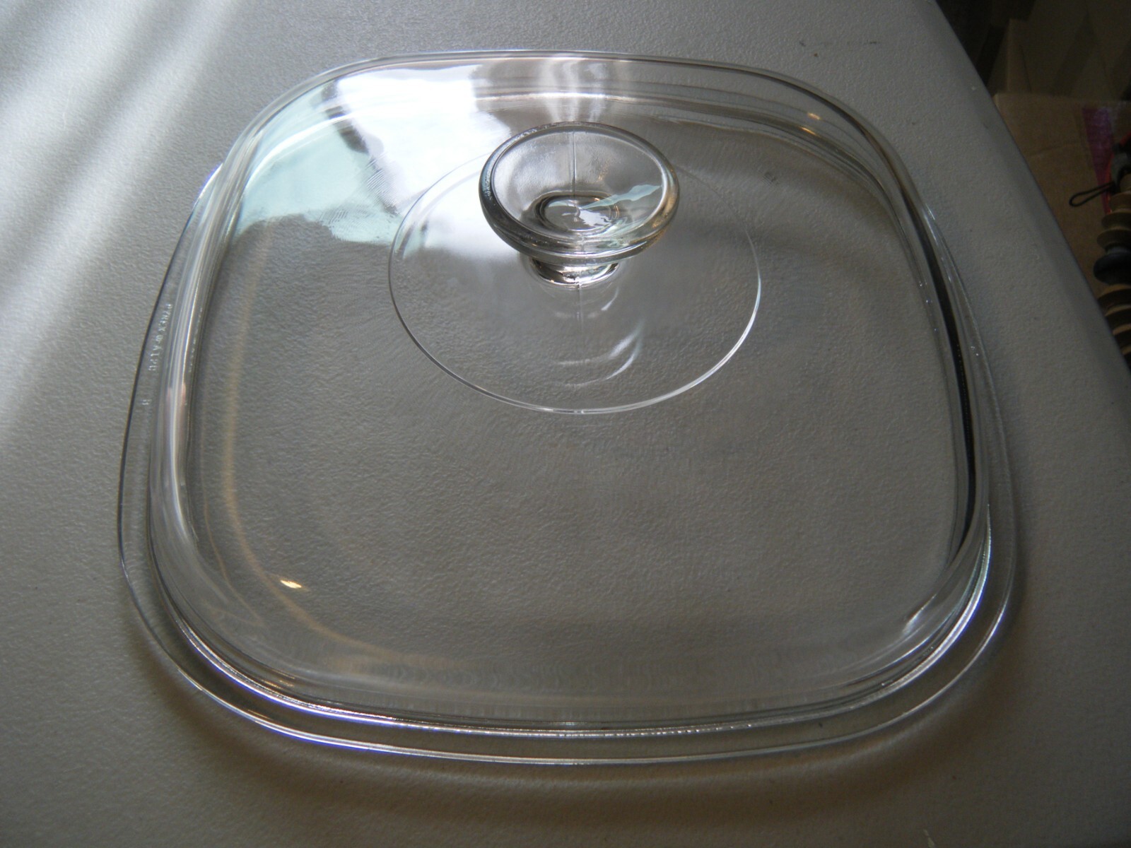 Vintage Pyrex Replacement Casserole Glass Lid Only A12C Clear Glass A ...