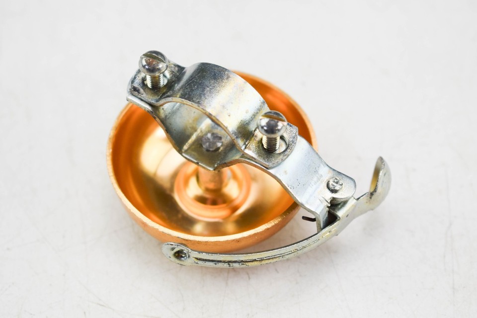 ADIE GOLD PING ALLOY VINTAGE BICYCLE BELL - 2" TOP | eBay UK