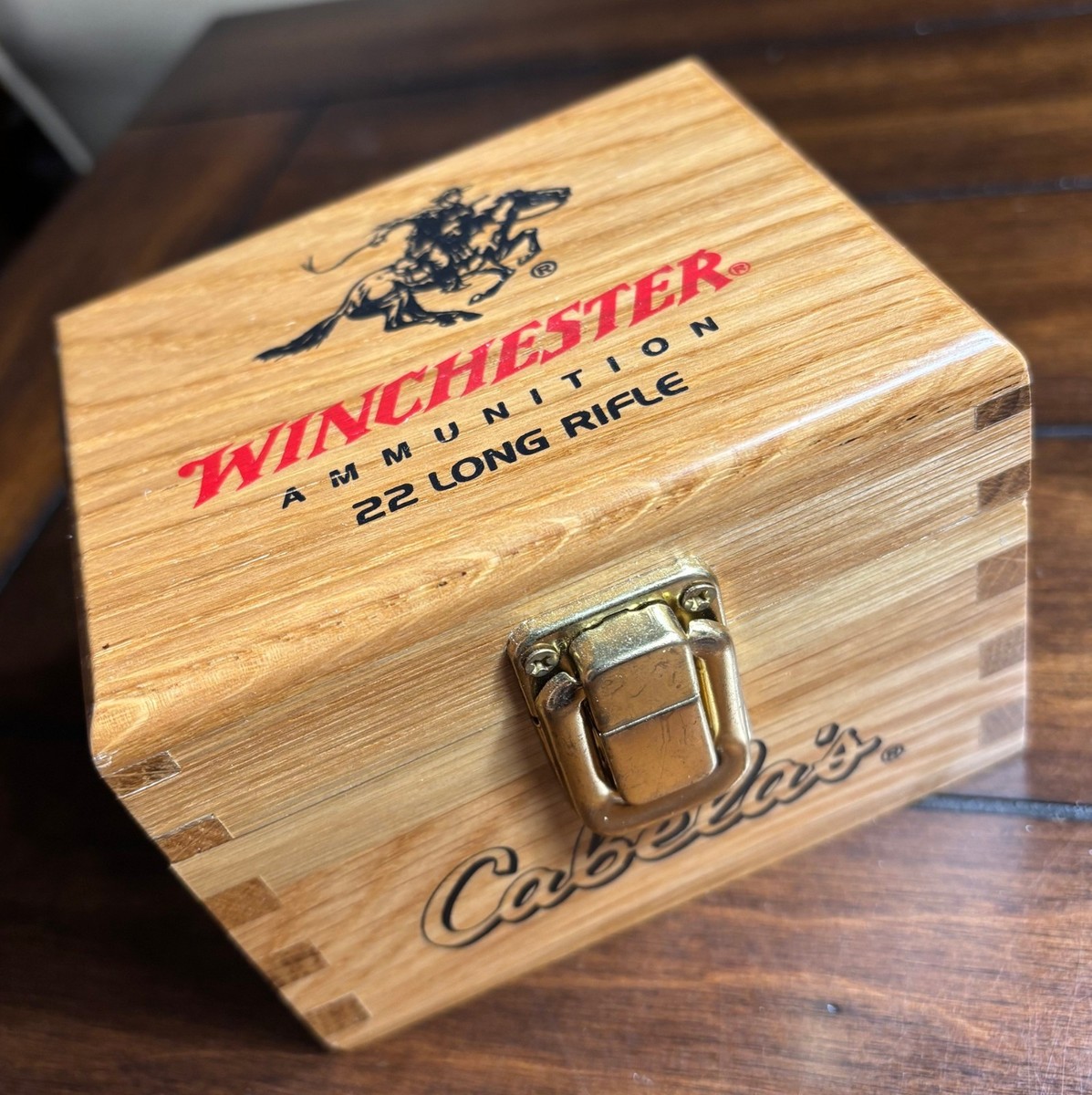 Ammo Box Winchester Rope Handle Ammo Chest - Classic Wooden Storage Box ...