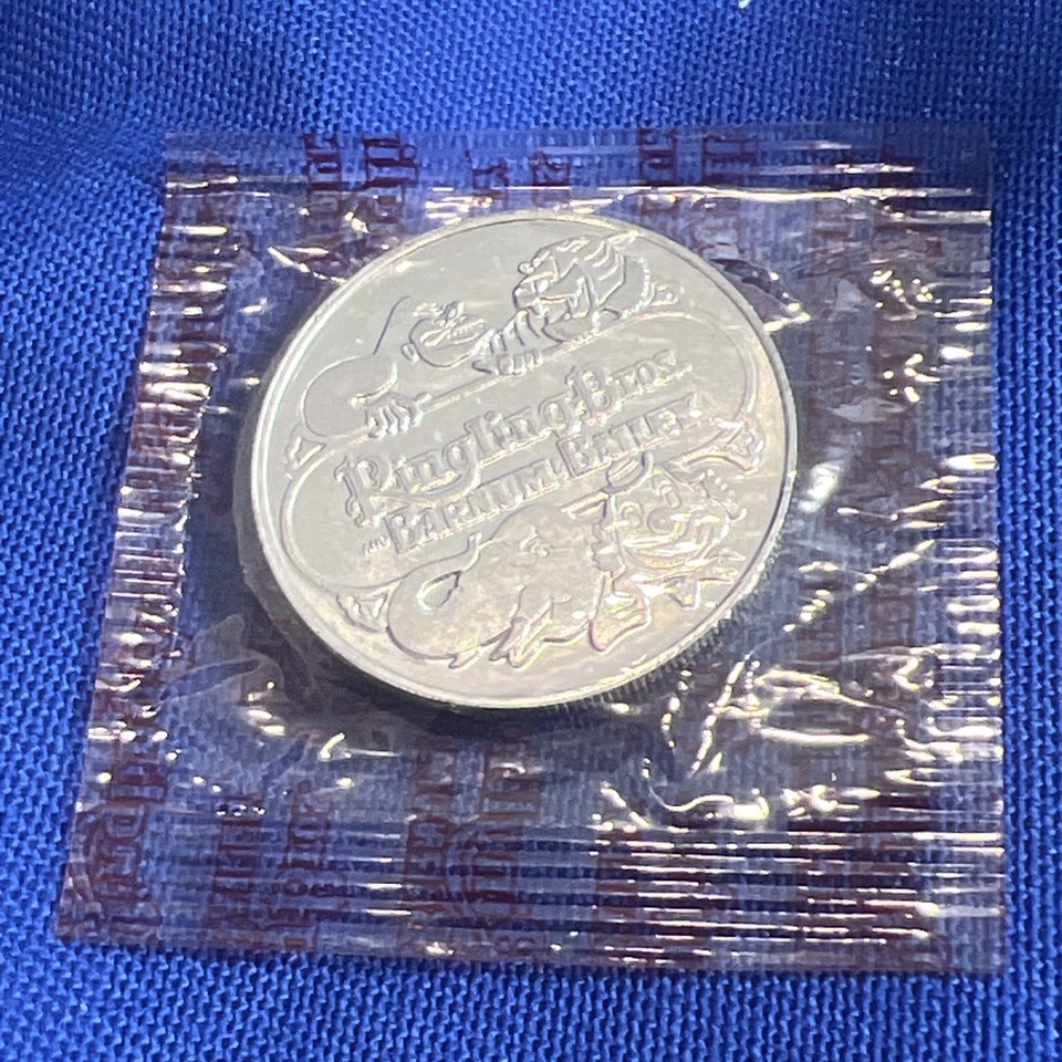 Ringling Brothers Barnum Bailey Circus Coin 100th Anniversary Greatest ...