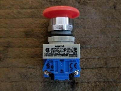(QTY-2) IDEC AVW411-R Pushbutton Emergency Stop Switch New (L) | eBay