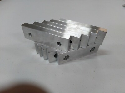 5 PACK 6 x 2 x .75" Alum Soft Jaws for 6" Kurt Vise 6 X 2 X 3/4 (10 ...
