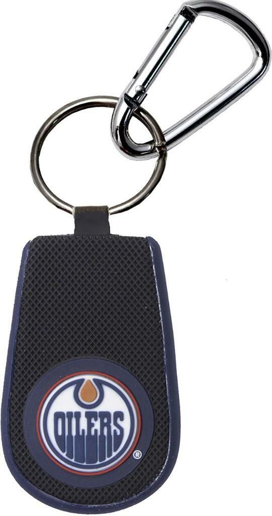 Edmonton Oilers Classic Rubber Hockey Keychain [New] NHL Key Chain ...