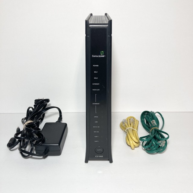 CenturyLink ZyXEL Vdsl2 Modem C2100Z Wireless 802.11ac WiFi Router for ...