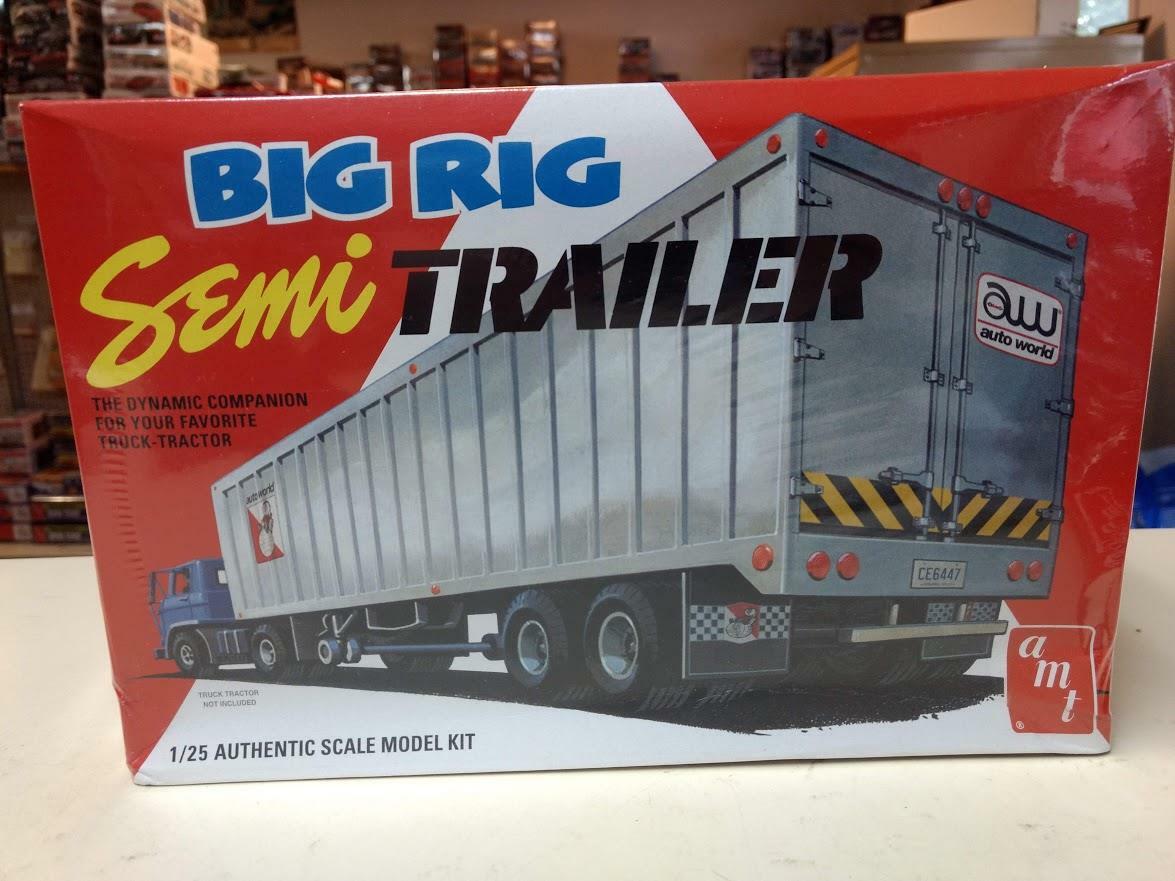 AMT 1164 Big Rig Semi Trailer model kit | eBay