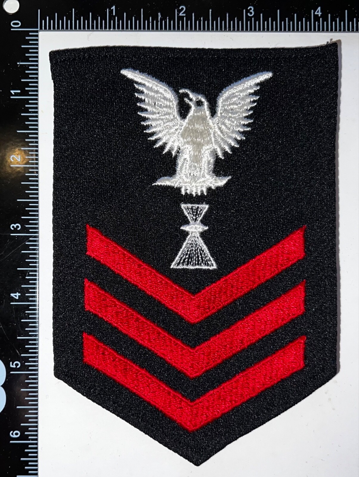 USN US Navy Photographer’s Mate 1st Class Rate BLUE TWILL Patch | eBay