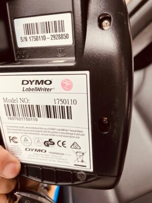 Dymo LabelWriter 450 1752264 Label Printer Black/Silver w/Adapter & USB ...