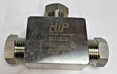 HiP 60-23HF9 316SS A12487 60000 PSI Tee High Pressure Fitting | eBay