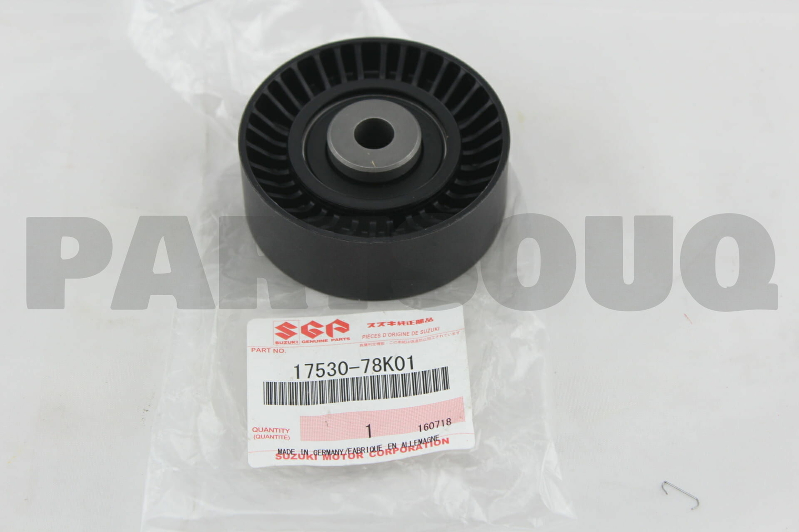 1753078K01 Genuine Suzuki PULLEY, GEN BELT IDLER 17530-78K01 | eBay