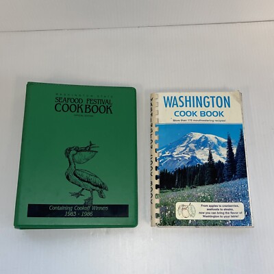 1987 Washington State Seafood Festival Cookbook WASH. COOK BOOK 3RD ...