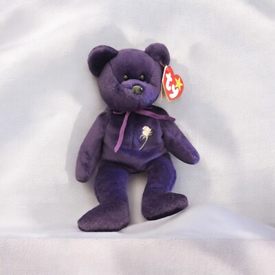 TY Purple Princess Diana Beanie | eBay