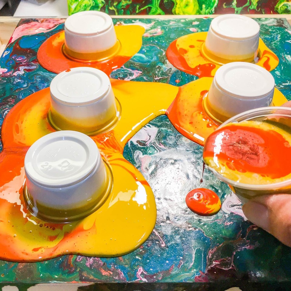 U.S. Art Supply Gloss Pouring Effects Medium - 32-Ounce / Quart | eBay