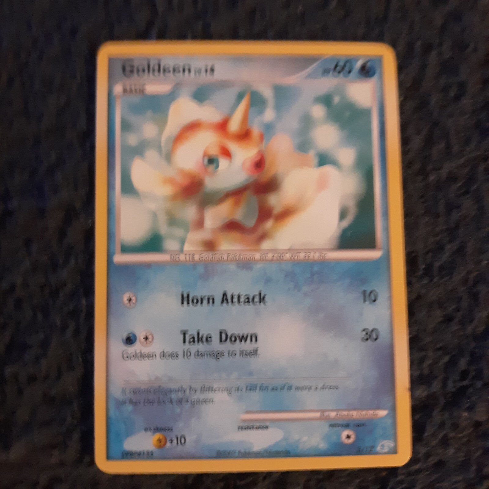 Goldeen Diamond & Pearl Trainer Kit Manaphy Set 3/12 Pokemon Card | eBay