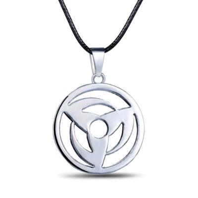 NARUTO NECKLACE Mangekyou Sharingan Kakashi Symbol Pendant Ninja Anime ...