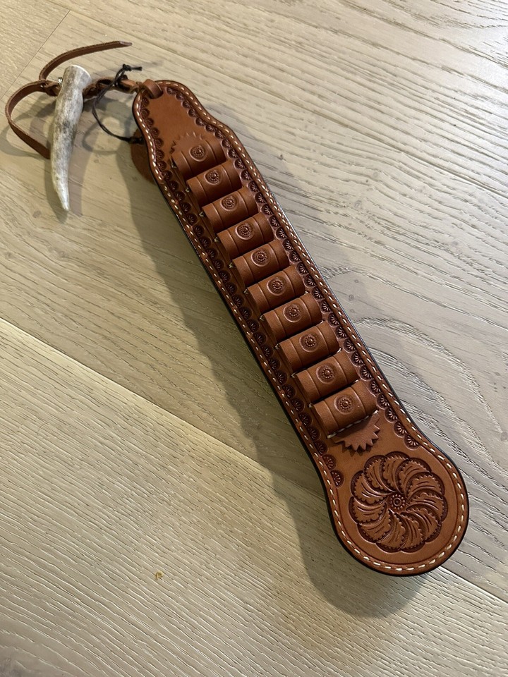 SASS, Cowboy Action, Leather Loading Strip, 44, 45 Cal. S.O. 61 | eBay