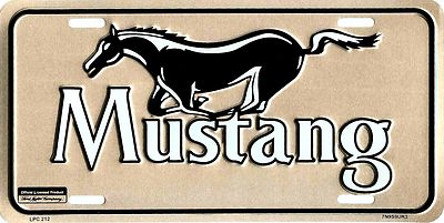 FORD MUSTANG METAL AUTO LICENSE PLATE CAR TAG #2609-00 | eBay
