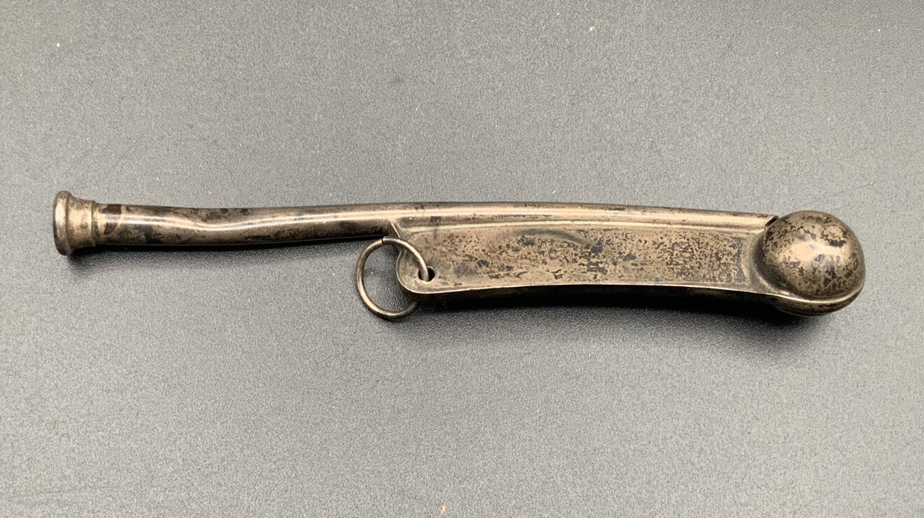 Vintage Marked "Sterling" Silver Navy Boatswain "Bosun" Whistle USN ...