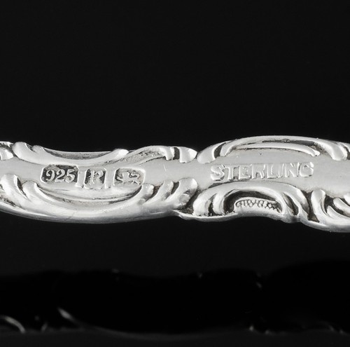 BEAUTIFUL LARGE ANTIQUE ART NOUVEAU RODEN BIRKS STERLING SILVER SERVING ...