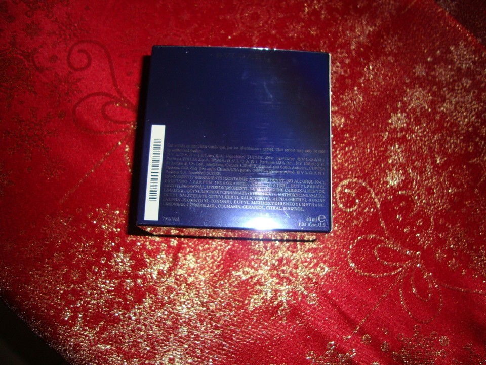 BLV NOTTE BVLGARI EDP 10ml di 40ML BLU NOTTE BULGARI RARE DISCONTINUED ...