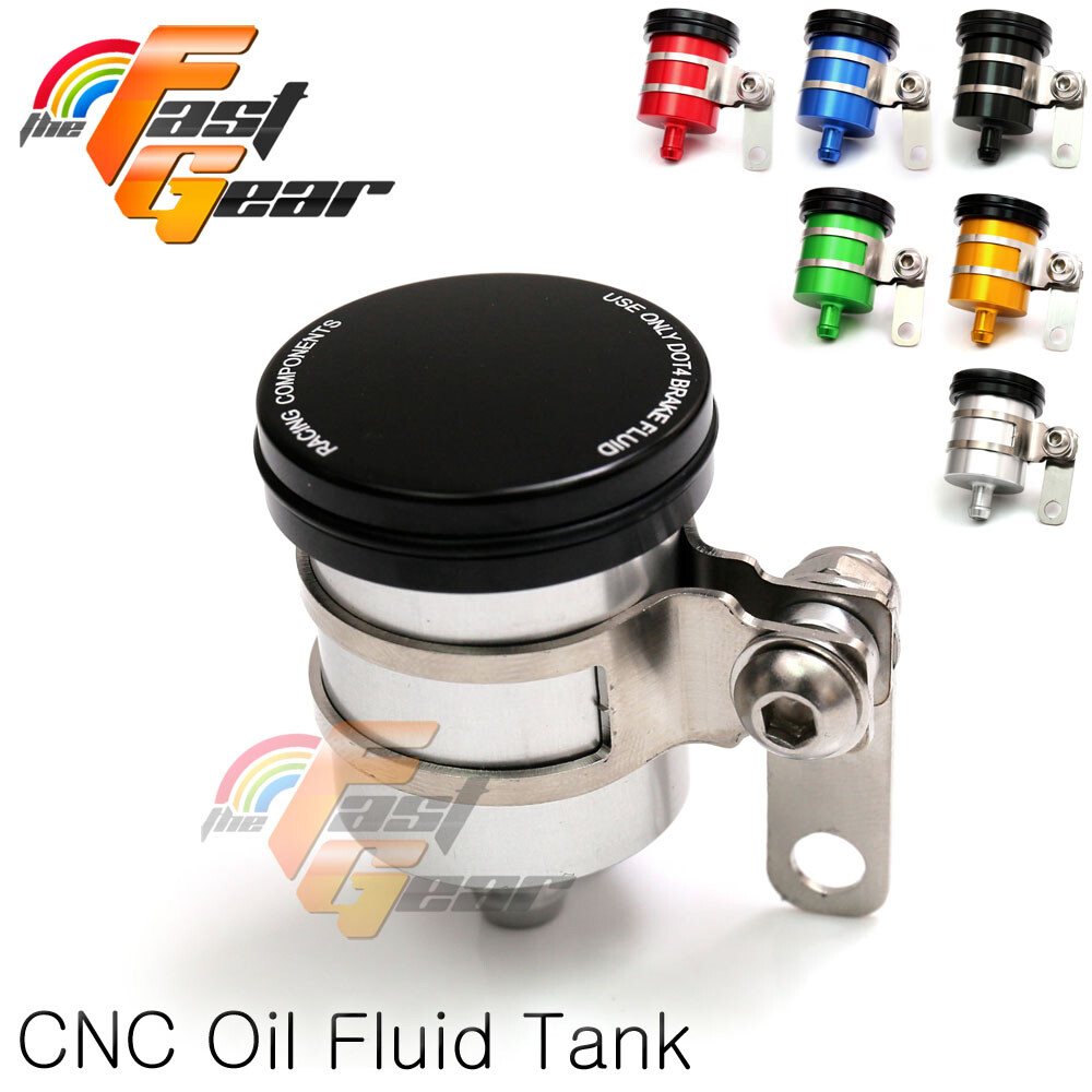 Aluminium CNC Rear Brake Fluid Reservoir Tank Fit Yamaha YZF R6 R6S 03 ...