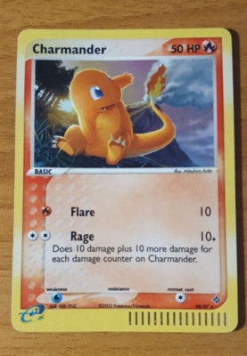 CHARMANDER, Pokemon card Holo 98/97 ENG near mint | eBay