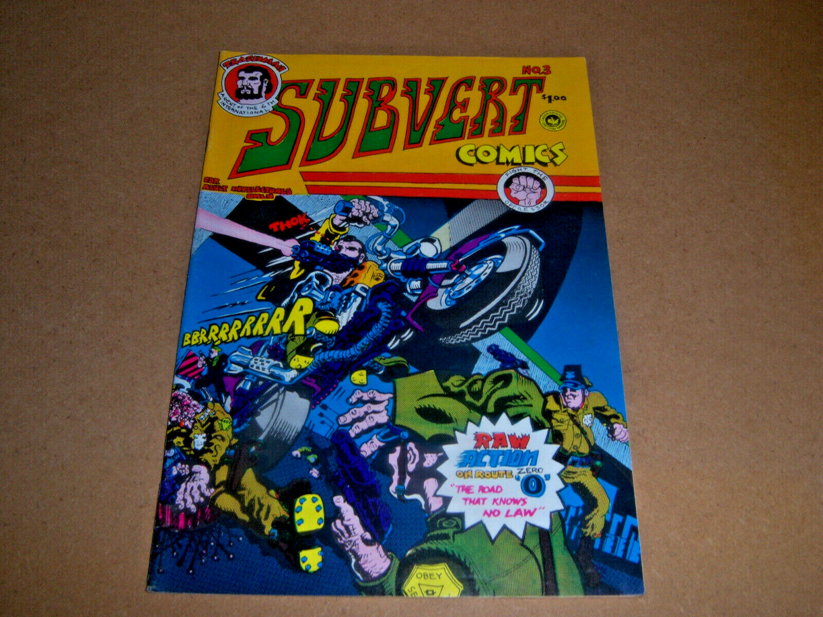 Subvert Comics No. 3 1976 Spain Rodriguez Trashman VF/NM 9.0 | eBay