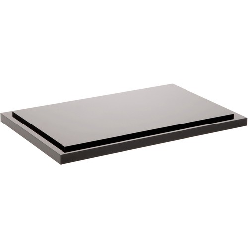 Plymor Black Acrylic Rectangular Base 8.625" W x 5.625" D x 0.5" H (6 ...