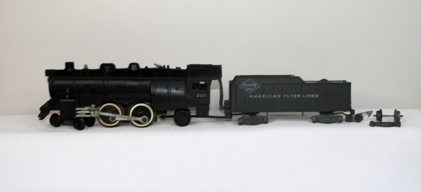 American Flyer 307 4-4-2 Atlantic Reading Lines Steam Locomotive and ...