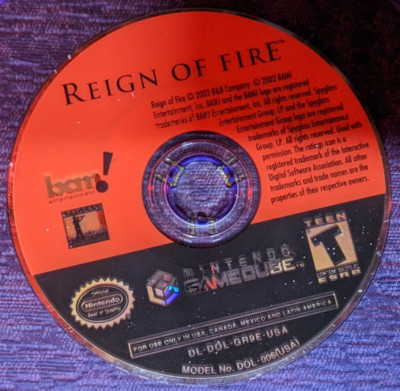 Reign of Fire (Nintendo GameCube, 2002) DISC ONLY 682384410066| eBay