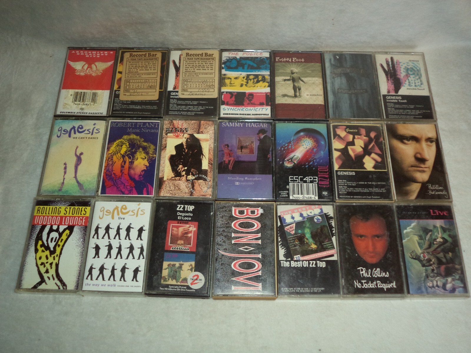 Lot Of 21 Classic Rock Cassettes See Pics & Description! | eBay