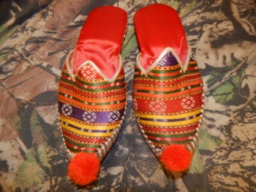 Genuine Handmade (Turkey) Slip-On Colorful Slippers (Size 7?) NEW | eBay
