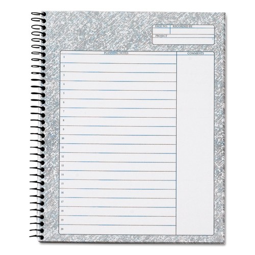 TOPS Docket Gold Project Planner Notebook Side Wirebound 8.5 x 6.75 ...