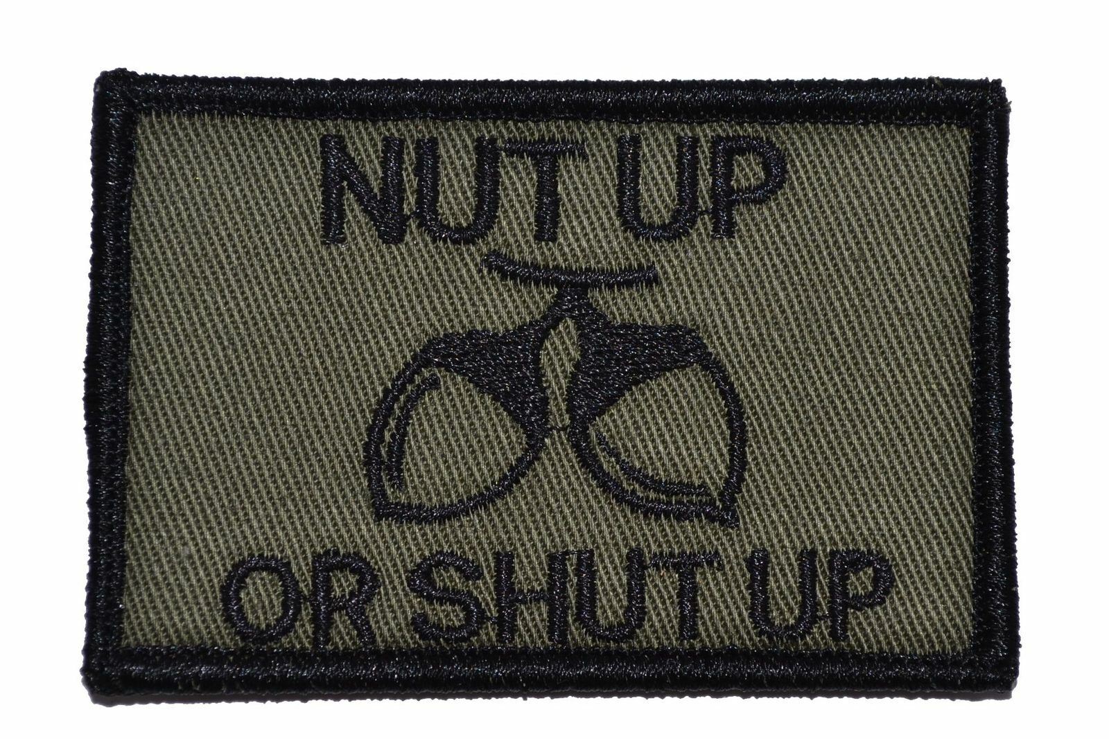 Nut Up or Shut Up - 2x3 Patch | eBay