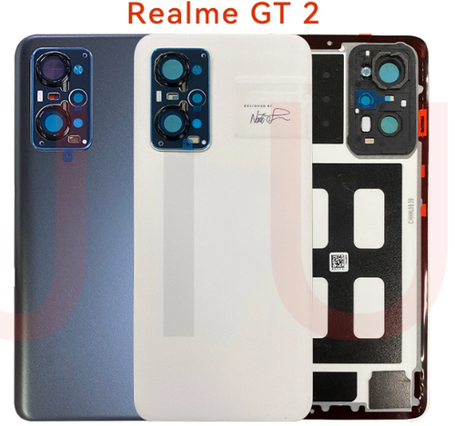 For Realme GT2 Battery Cover Glass gt 2 Panel Rear Door Housing Case ...