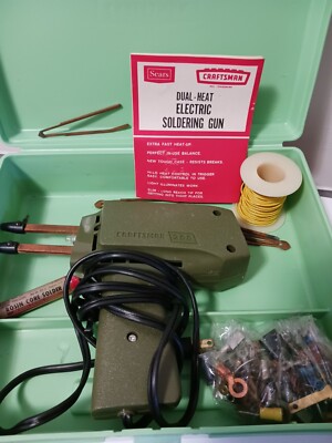 Vintage SEARS CRAFTSMAN 200 Dual Heat Soldering Gun With Case ...