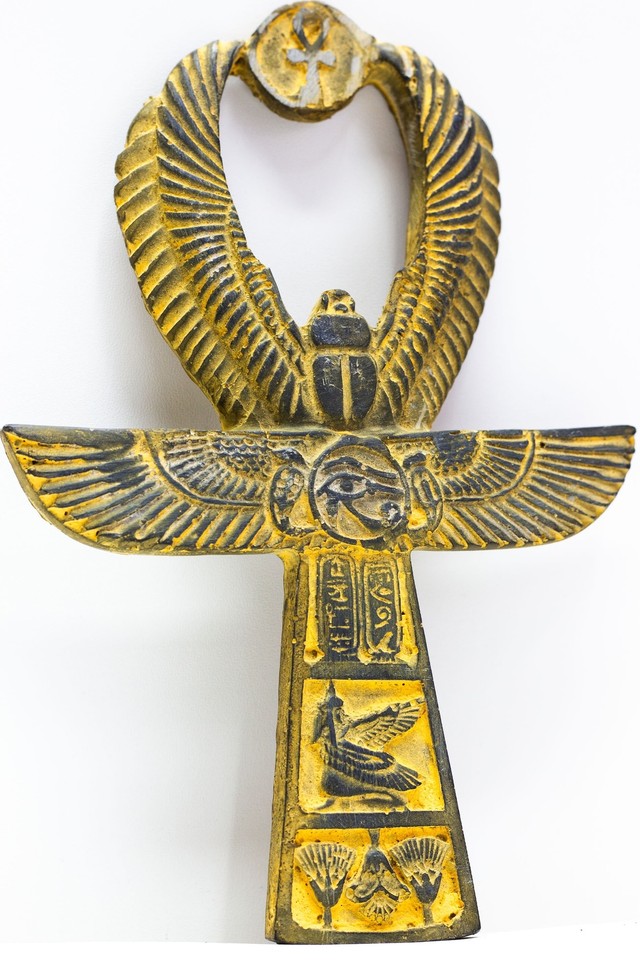 Marvelous Winged Ankh, handmade Ankh key, key of life, made in Egypt ...