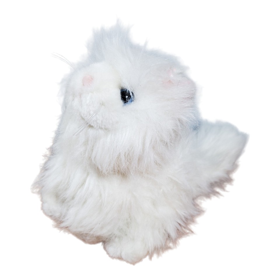 Ganz Webkinz Signature Persian Kitty Cat White Plush Blue Eyed no code ...