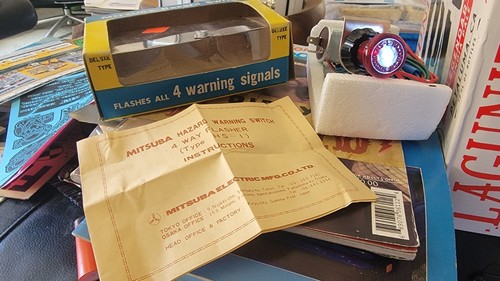 NOS 4-Way Emergency Hazard Flasher Chrome 12 Volt Chevrolet Impala ...