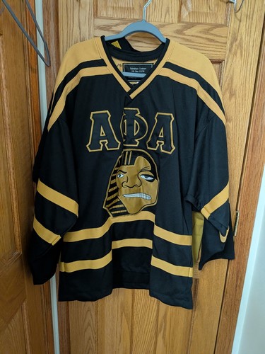 Alpha Phi Alpha Beta Kappa Black Vintage XL Jersey Shirt Fraternity ...