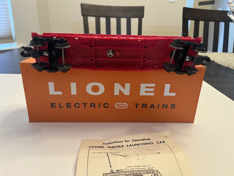 LIONEL #6650 IRBM ROCKET LAUNCHER WITH + BOX , AND INSTRUCTION SHEET | eBay