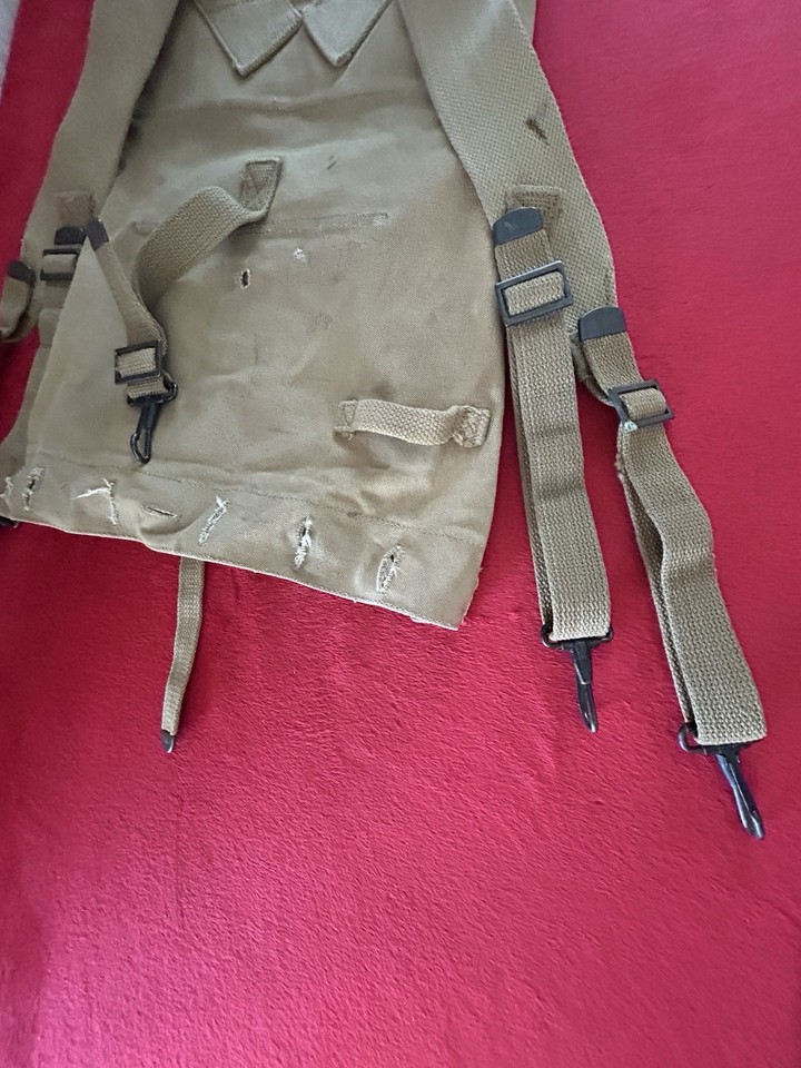 WW1 US Army Military M1910 Haversack Backpack Long 1918 | eBay