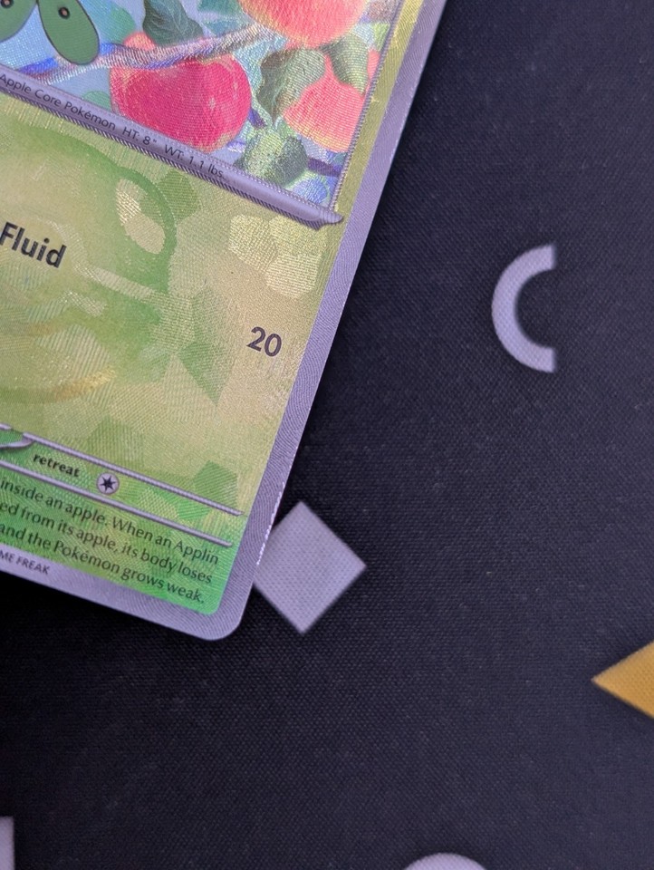 Applin 009/131 Master ball Reverse Holo SV Prismatic Evolutions Pokemon ...