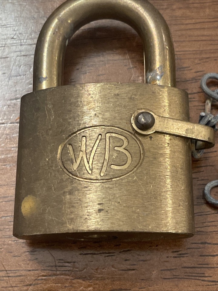 Vintage Brass Wilson Bohannan Lock BL&E RR Bessemer & Lake Erie?? | eBay