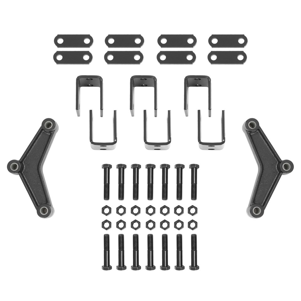 New Tandem Trailer Axle Shackle Kit Heavy Duty Steel for Double Eye ...