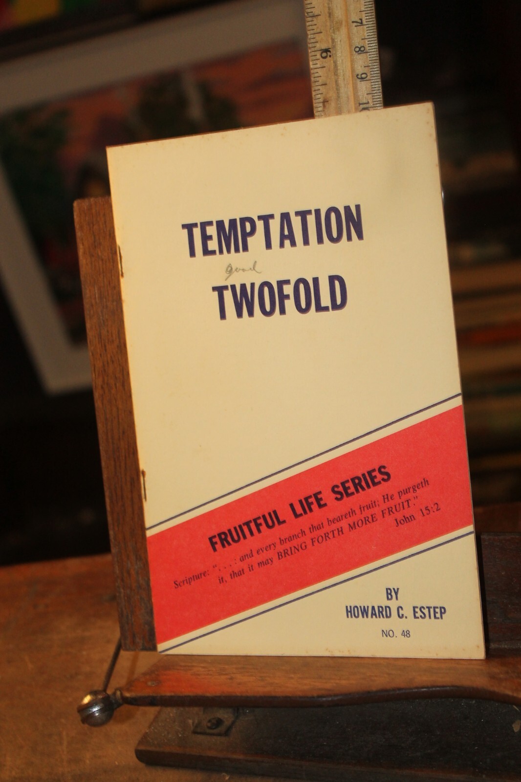 1970 Christian Fruitful Life Series Howard Estep #48 Temptation Twofold ...