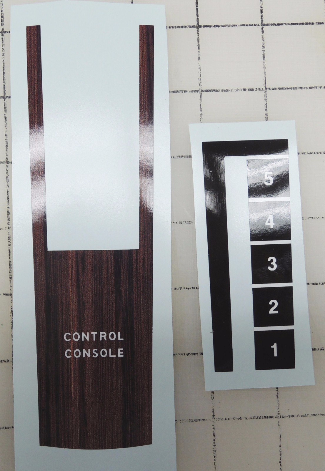 Huffy woodgrain console shifter decals | eBay