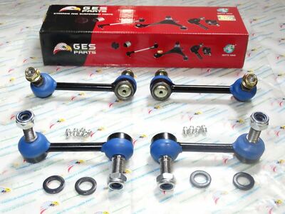 For Trailblazer Envoy Bravada Rainer 4 Front & Rear Sway Bars Links ...