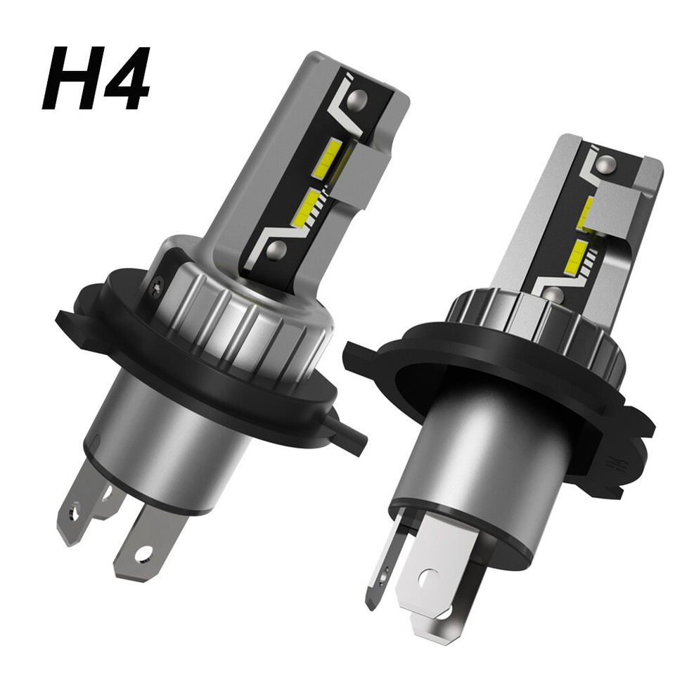 NOVSIGHT H4 LED Headlight Bulbs Kit High Low Beam 6500K White Super ...