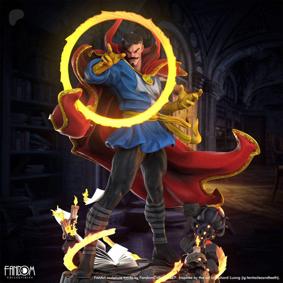 Dr. Strange Resin Sculpture Statue Model Kit Marvel Unpainted ...