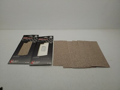 11060 Auto Body Master Clamp On Sandpaper 60 Grit Corse 6 Sheets 3-2 ...